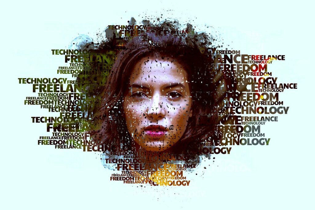 Creative Typographic Portrait Effect - MasterBundles