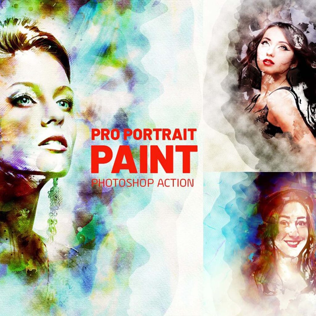 PRO Portrait Paint Effect - MasterBundles