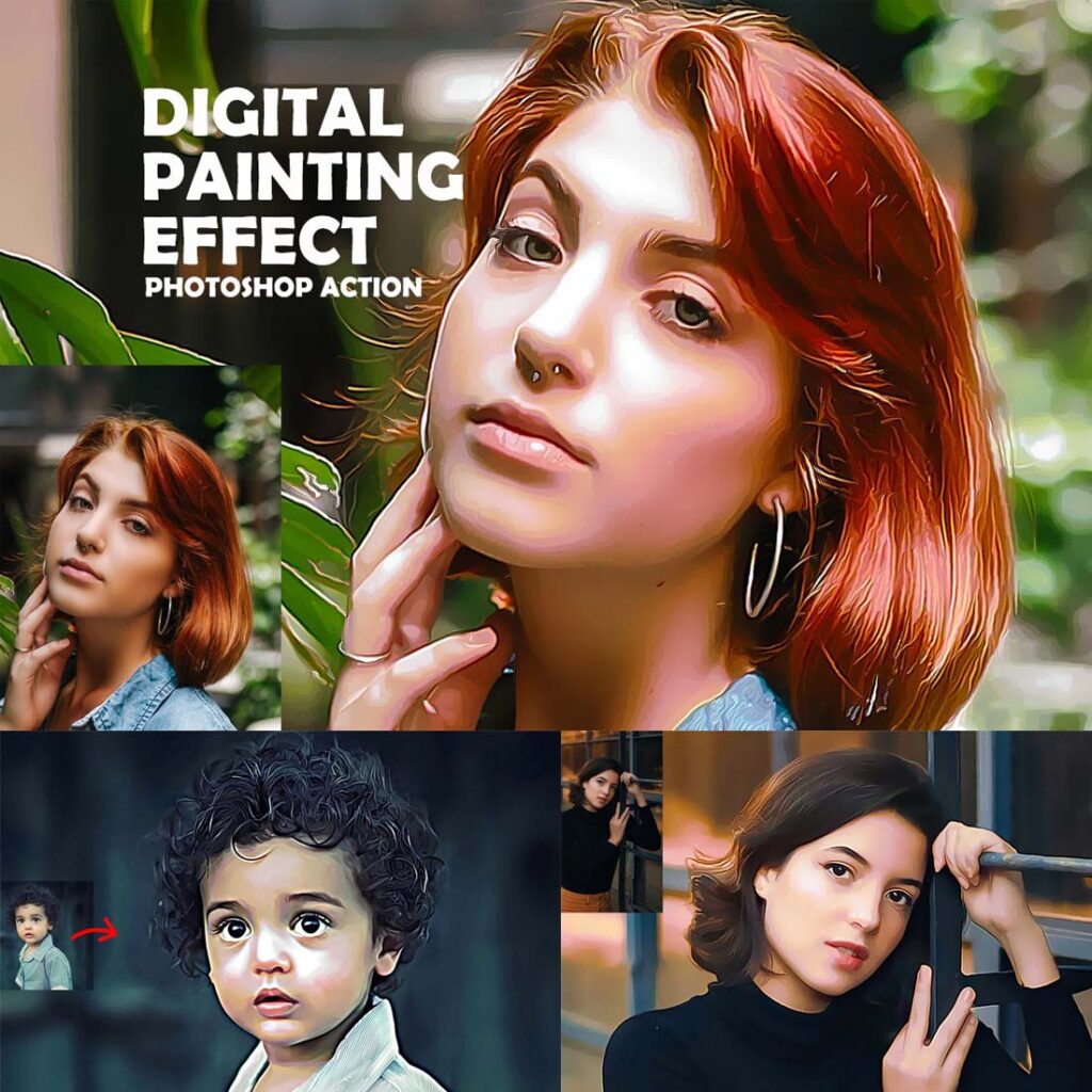 Digital Painting Effect - MasterBundles