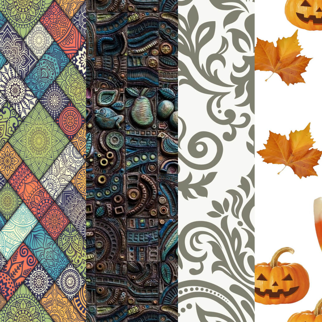 Seamless pattern Textures For Gift Wrapping & Kids Room Decor ...