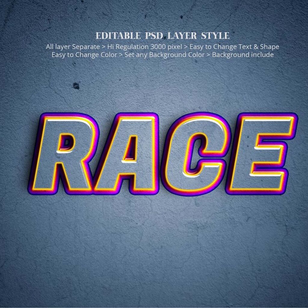 Photoshop Dynamic Text Effect - MasterBundles