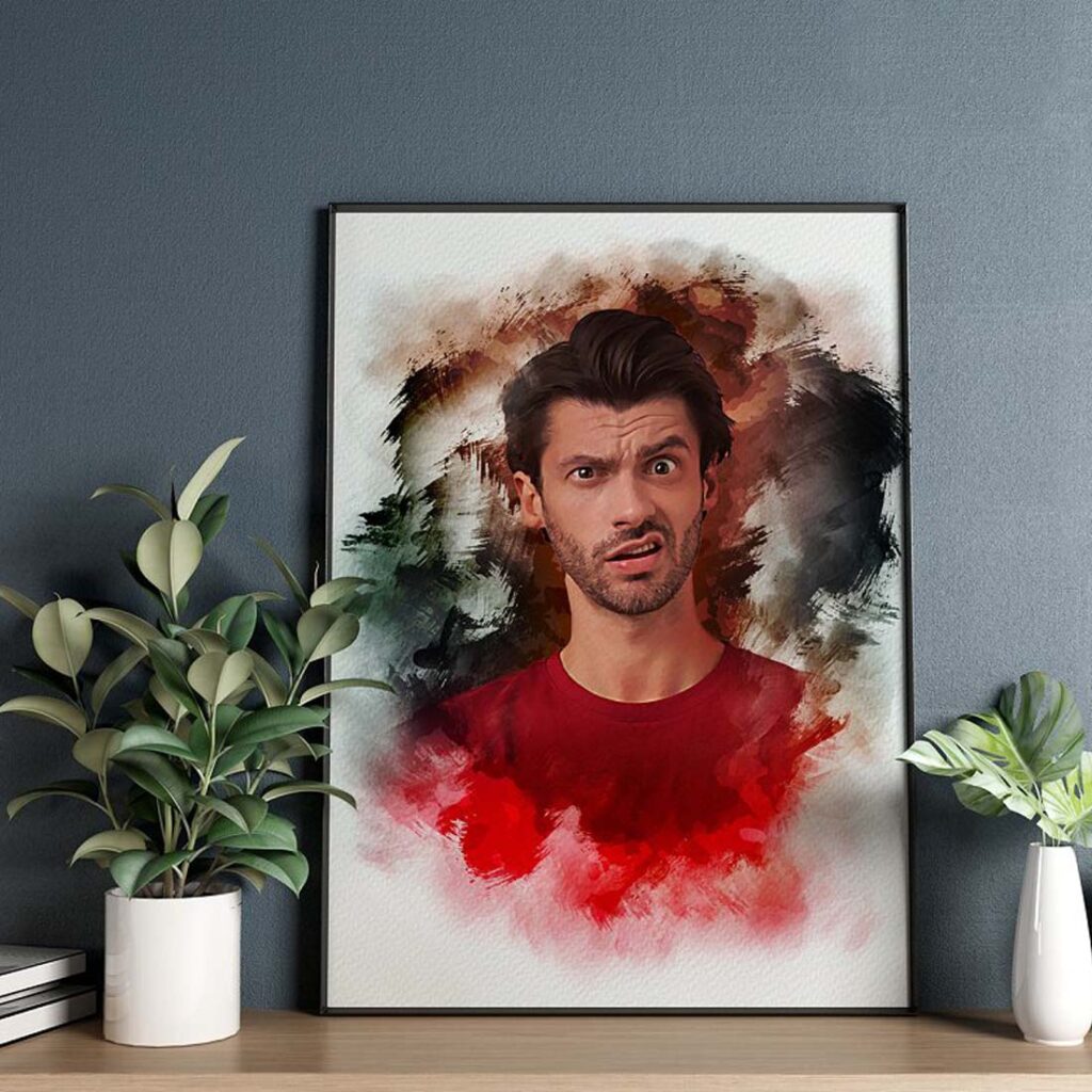 Watercolor Portrait Painting Effect - MasterBundles