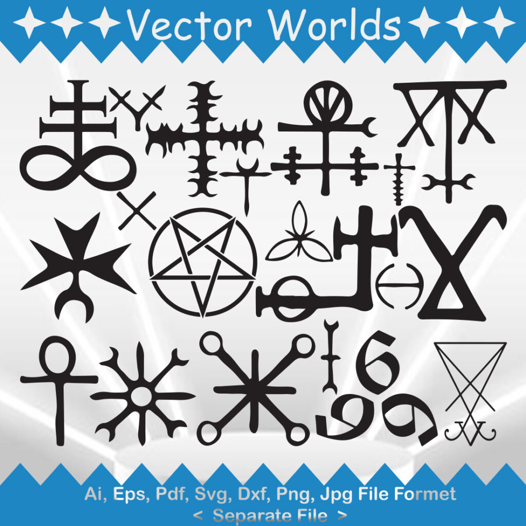 Satanic Signs SVG Vector Design - MasterBundles