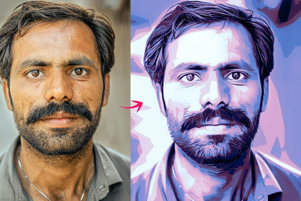 Vector Art Photoshop Action - MasterBundles