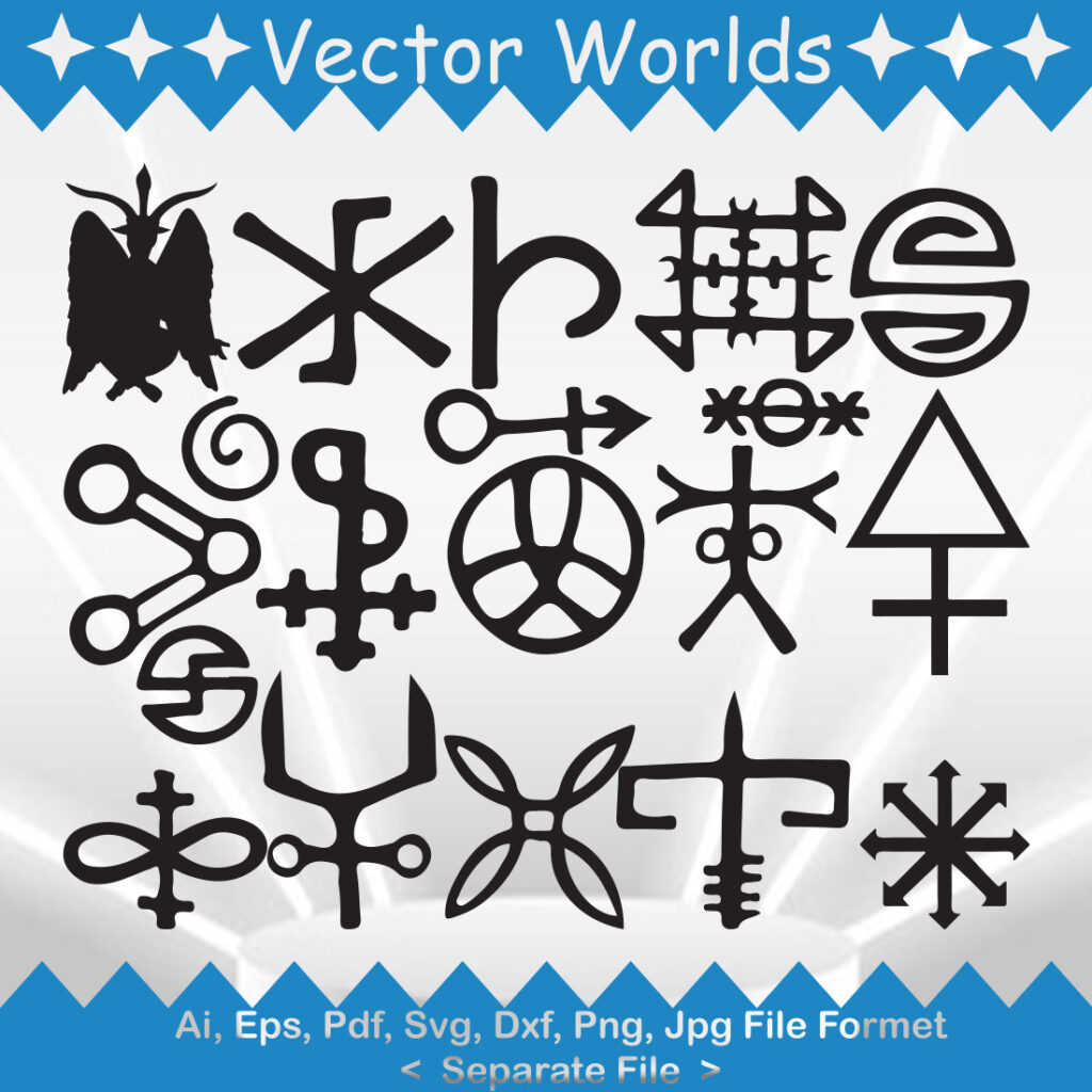 Satanic Symbol SVG Vector Design - MasterBundles