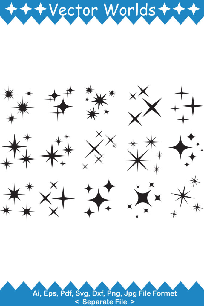 Star Sparkle SVG Vector Design - MasterBundles