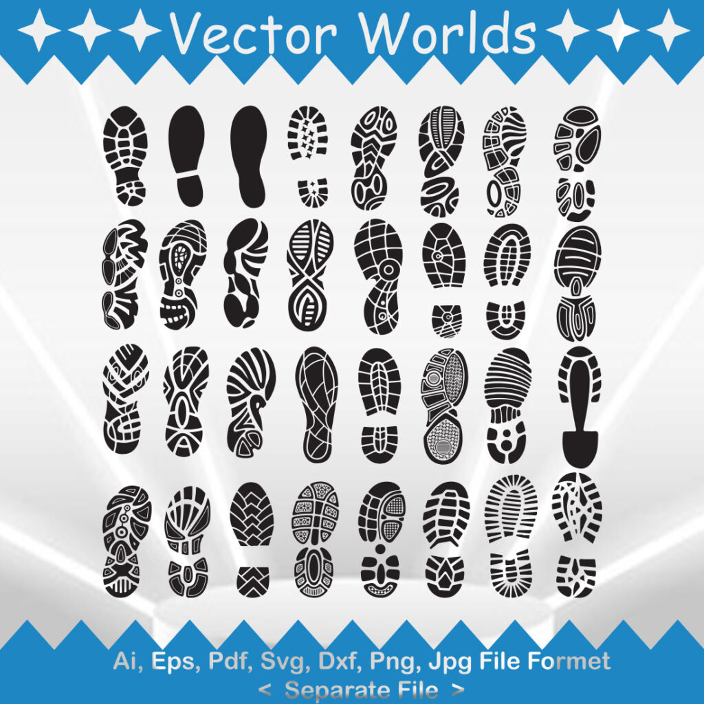 Shoe Sole SVG Vector Design - MasterBundles
