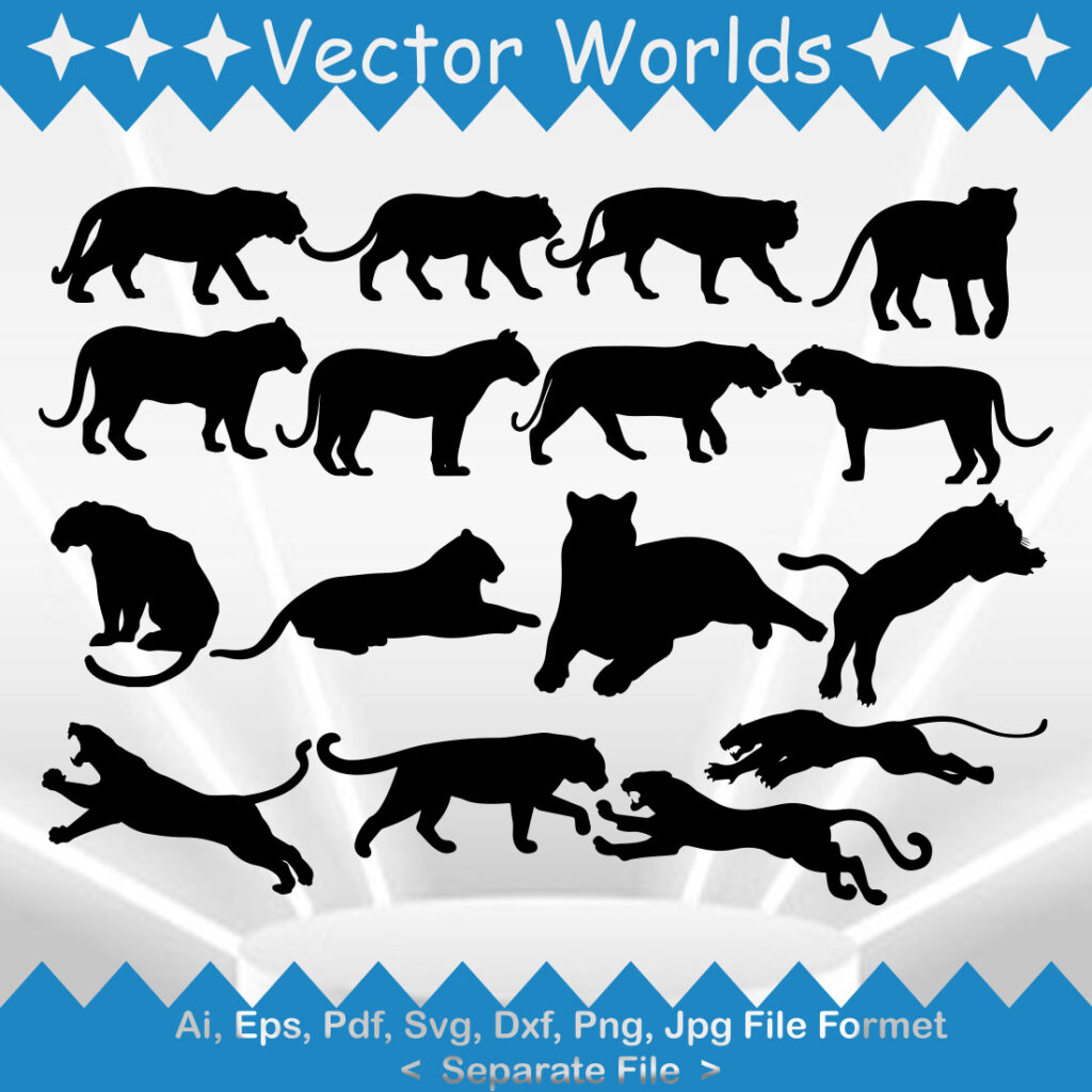 Tiger SVG Vector Design - MasterBundles