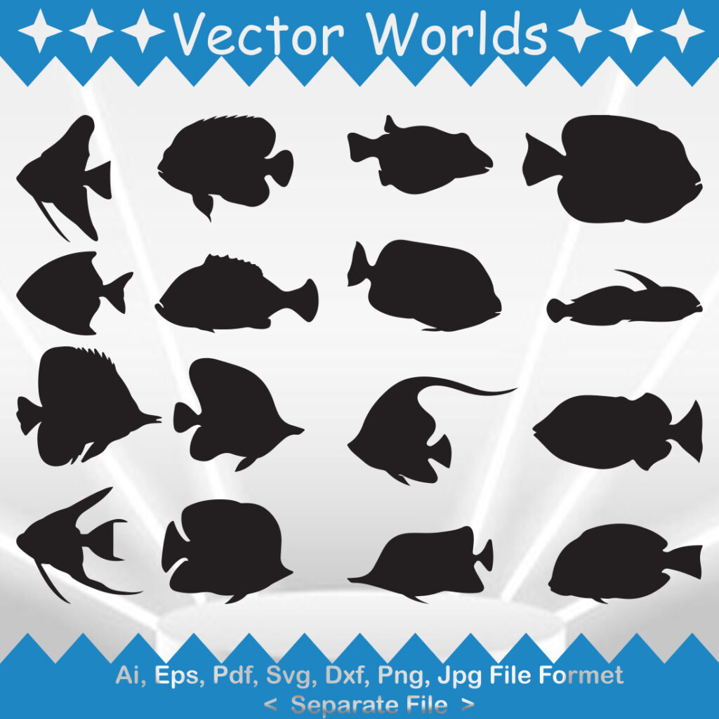 Tropical fish SVG Vector Design - MasterBundles