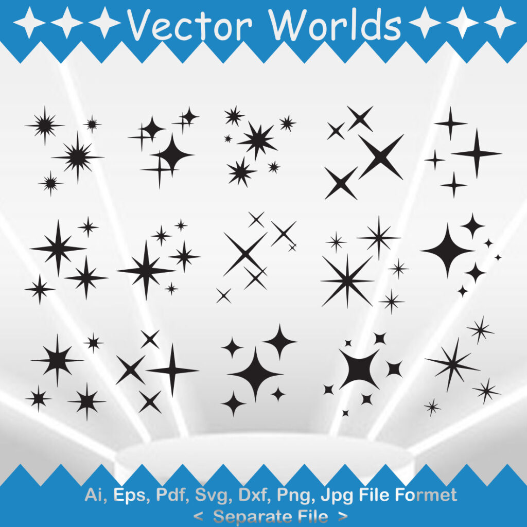 Star Sparkle SVG Vector Design - MasterBundles