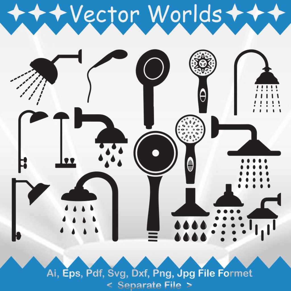 Shower Head SVG Vector Design - MasterBundles