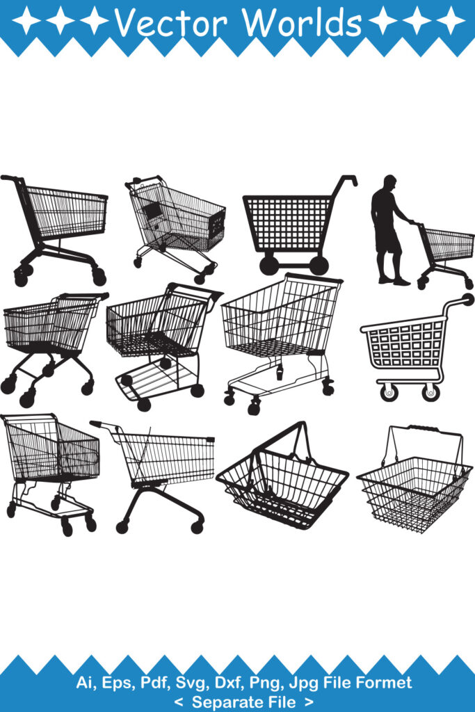 Shopping Cart SVG Vector Design - MasterBundles