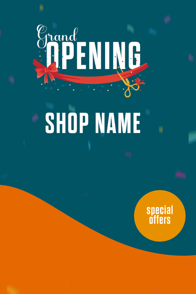 Grand opening Templates