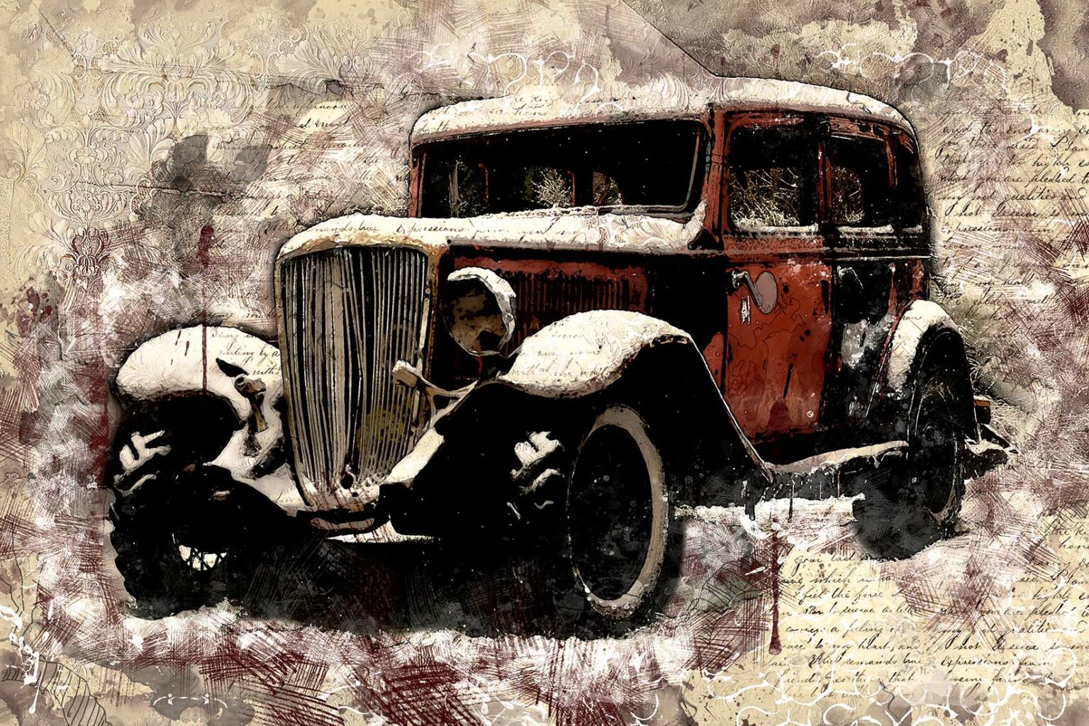 CLASSIC CARS – Bundle Of 72 HQ 300 dpi Graphics Ready To Print ...