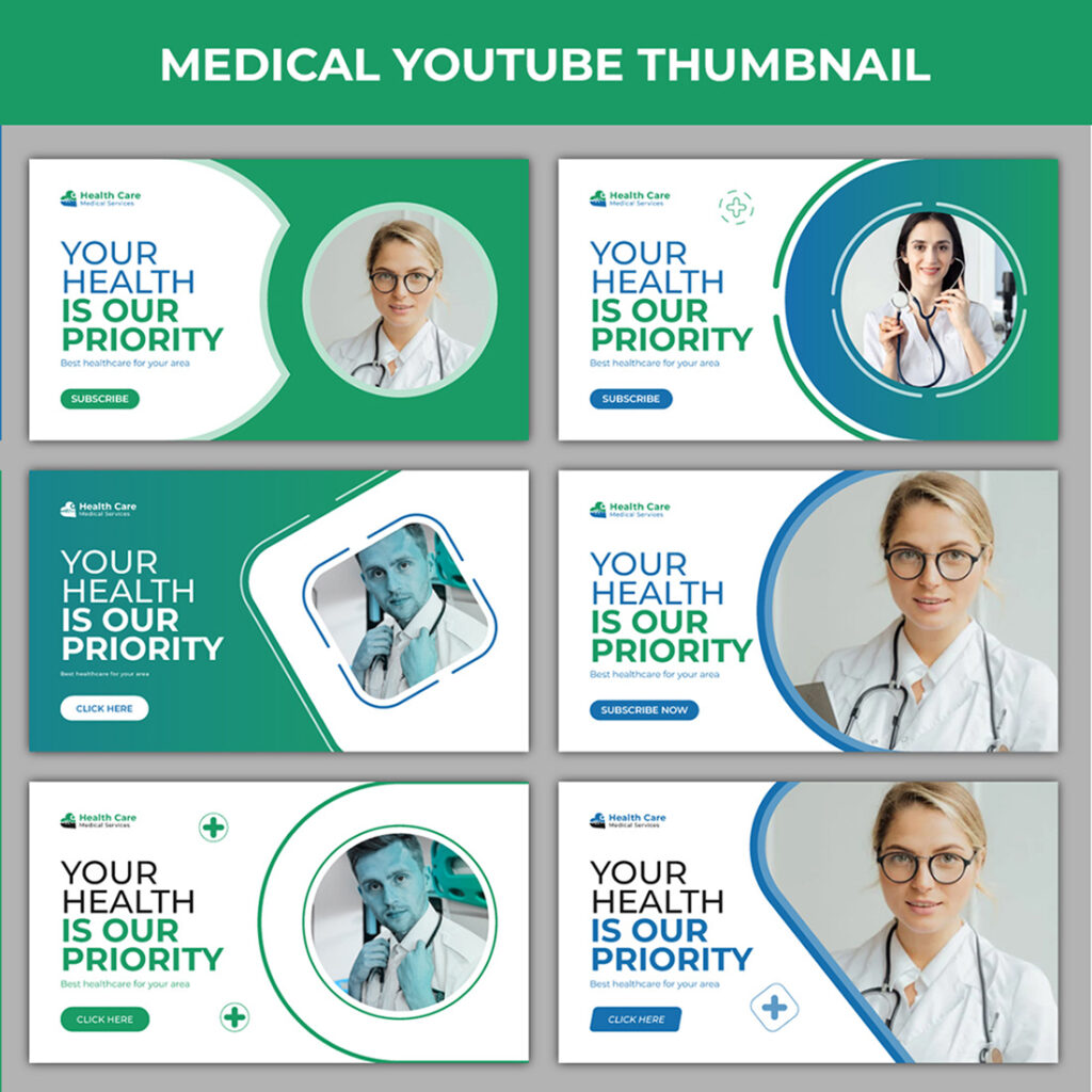 Medical YouTube Thumbnail - MasterBundles