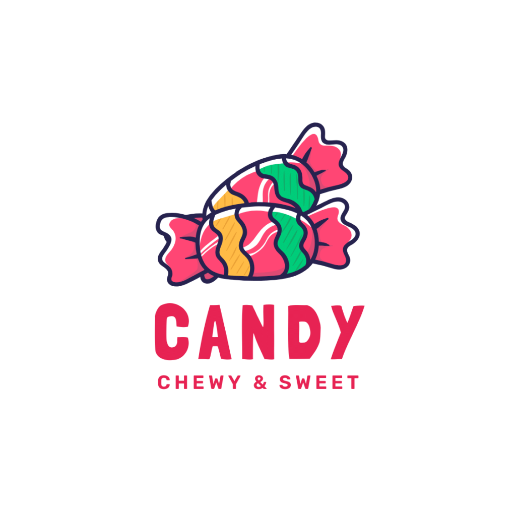 5 Candy Logos Bundle - MasterBundles
