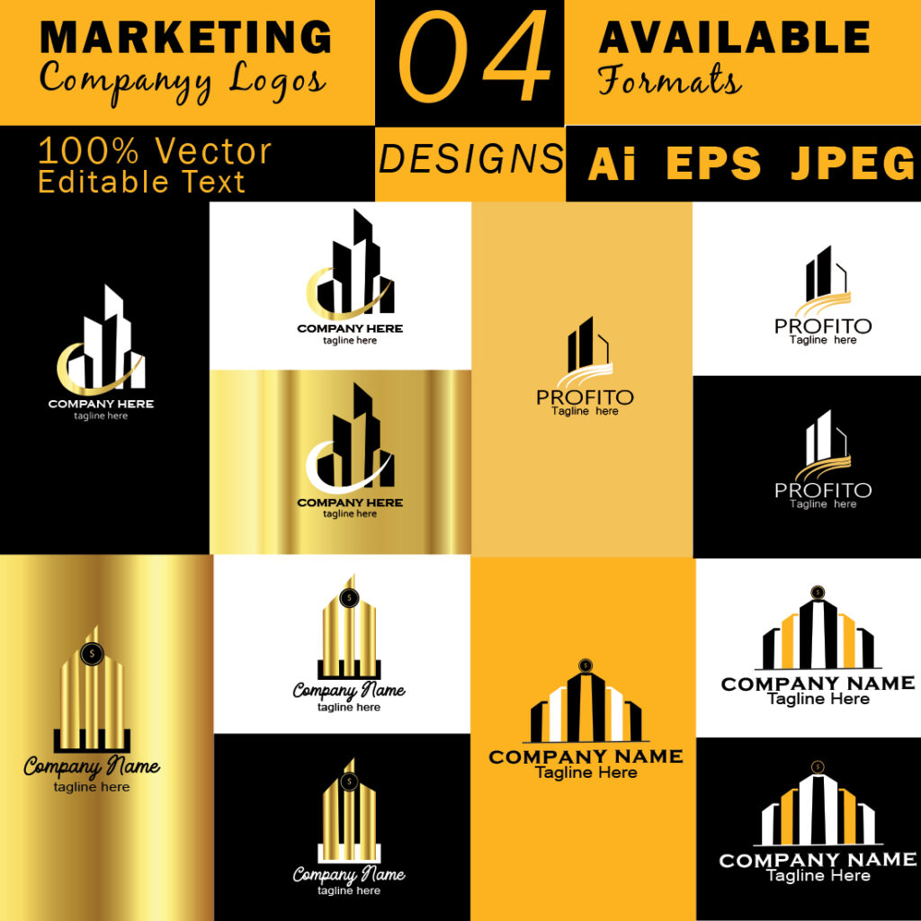 Marketing Company Logos for your Business or Brand - MasterBundles