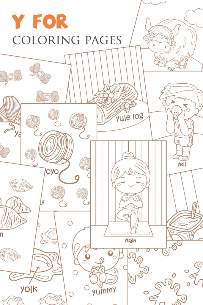 Alphabet Y For Vocabulary School Letter Reading Writing Font Study ...