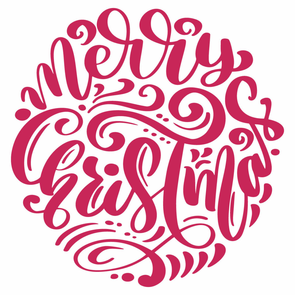 Christmas Lettering Quotes Design in Vector - MasterBundles