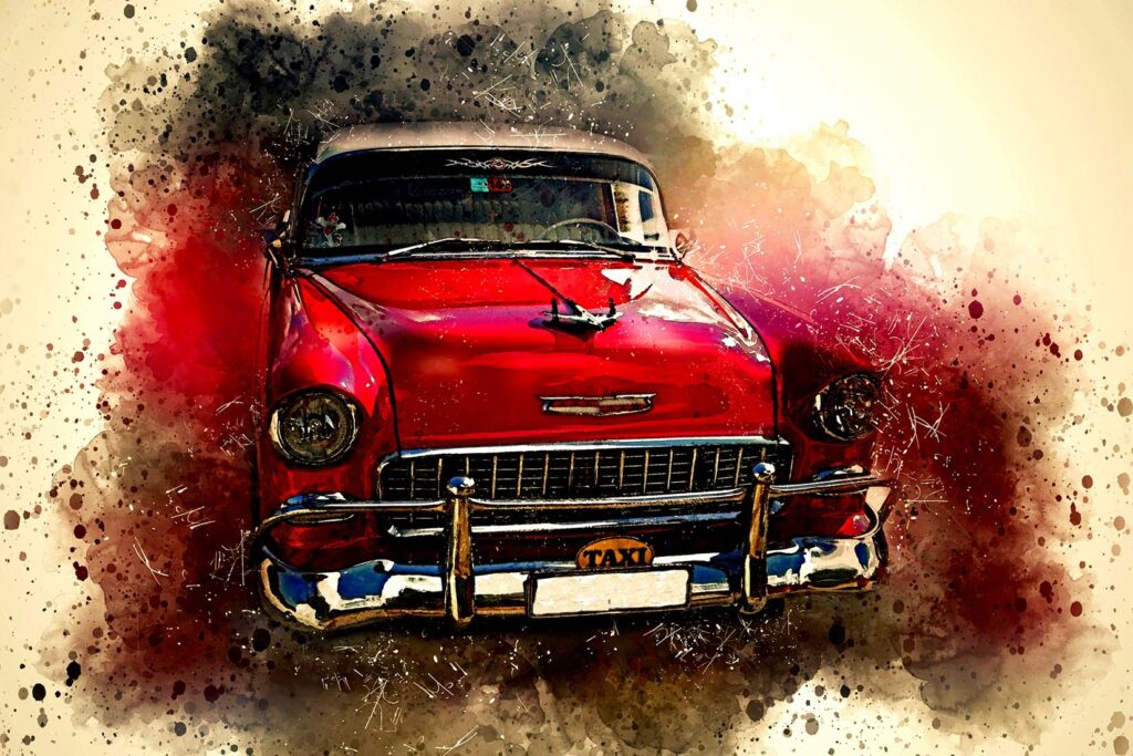 CLASSIC CARS – Bundle Of 72 HQ 300 dpi Graphics Ready To Print - MasterBundles