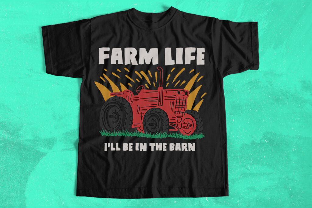 Farmer T-shirt Designs Vector Bundle, Farming T shirt Designs ...