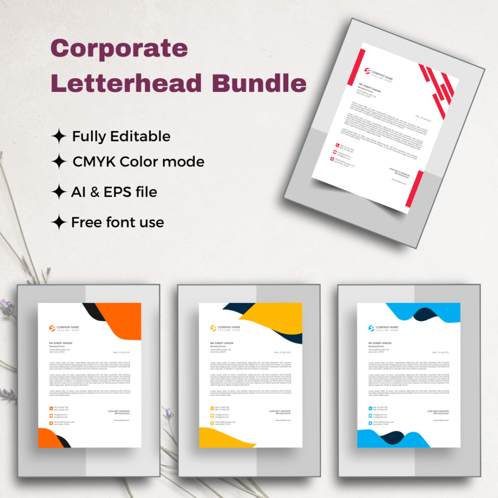 Premium Business Letterhead - MasterBundles