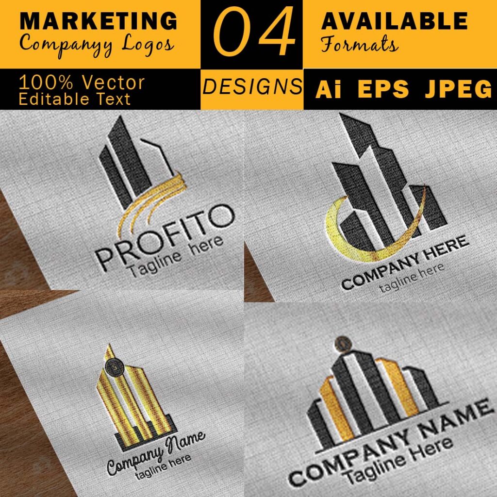 Marketing Company Logos for your Business or Brand - MasterBundles