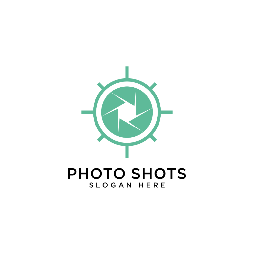 photo shots camera icon logo vector - MasterBundles