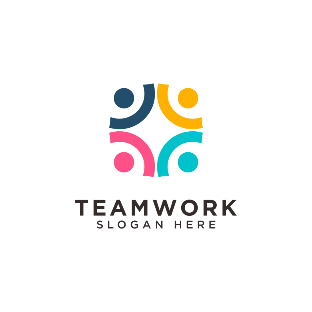 teamwork logo vector design template - MasterBundles