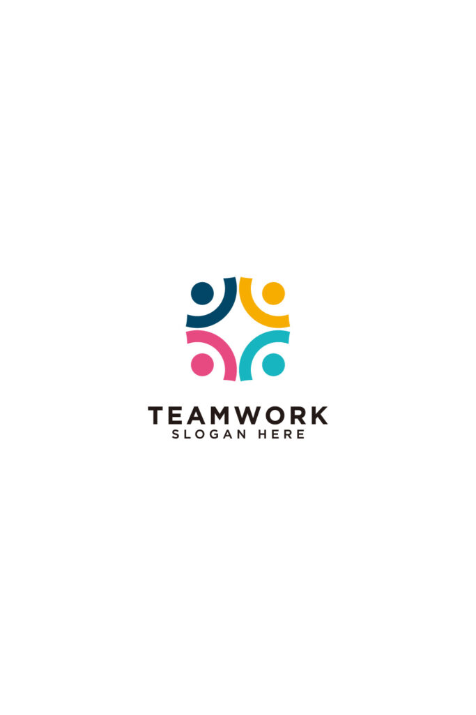 teamwork logo vector design template - MasterBundles