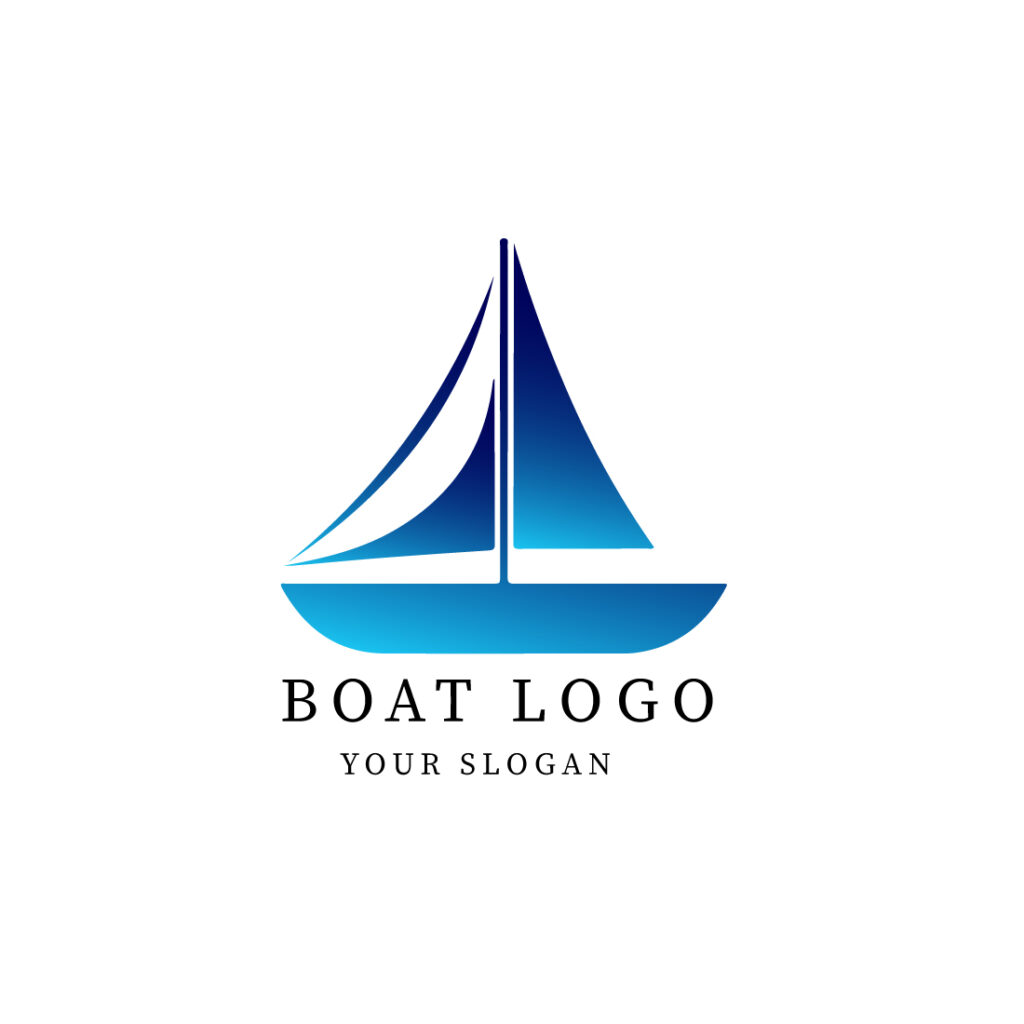 modern boat logo designs bundle