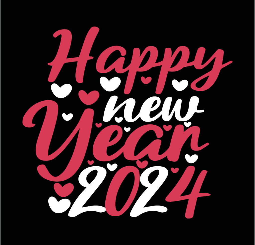 HAPPY NEW YEAR T SHIRT DESIGN 2024 - MasterBundles
