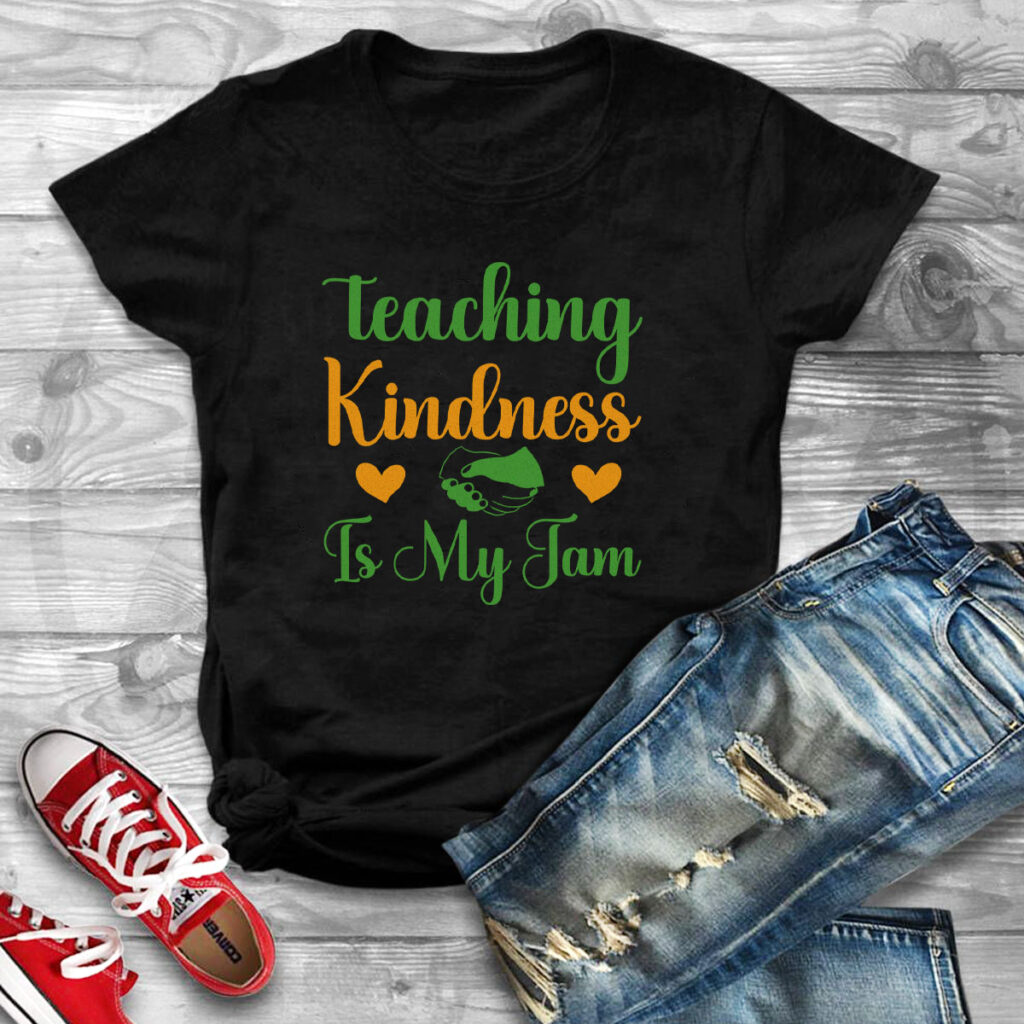 6 Choose kindness inspirational card with colorful rainbow and ...