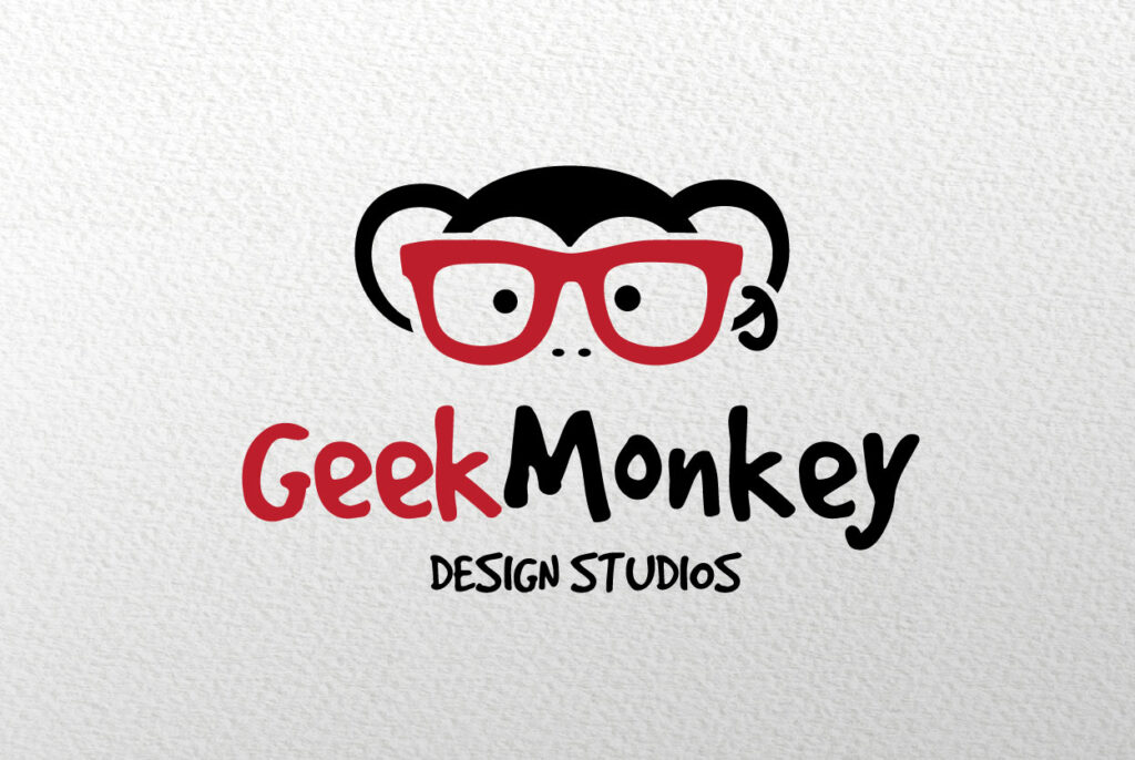 Geekmonkey logo design - MasterBundles