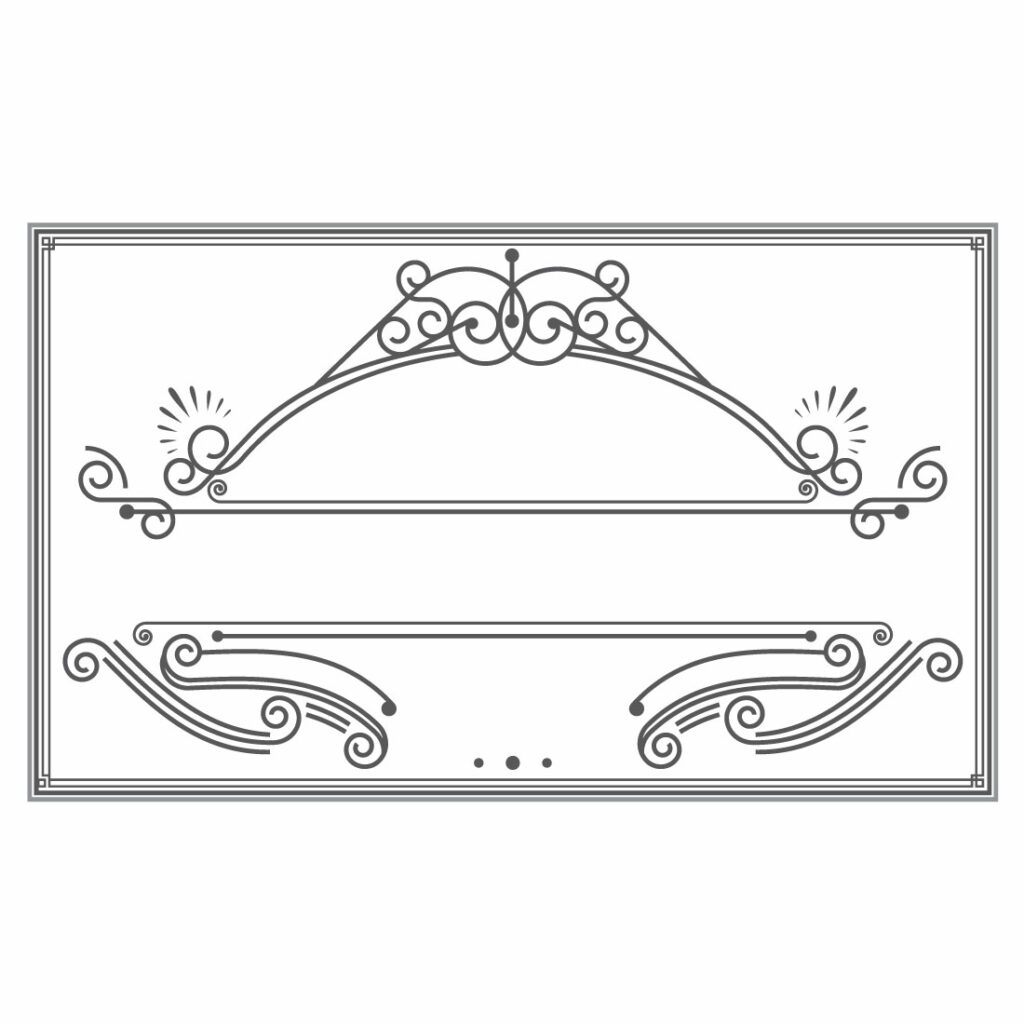 Rectangle Vintage Badges in Vector - MasterBundles