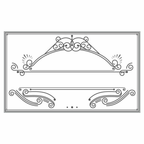 Rectangle Vintage Badges in Vector - MasterBundles