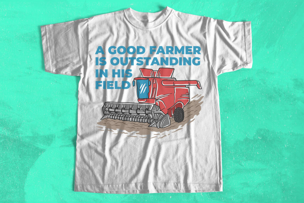 Farmer T-shirt Designs Vector Bundle, Farming T shirt Designs ...