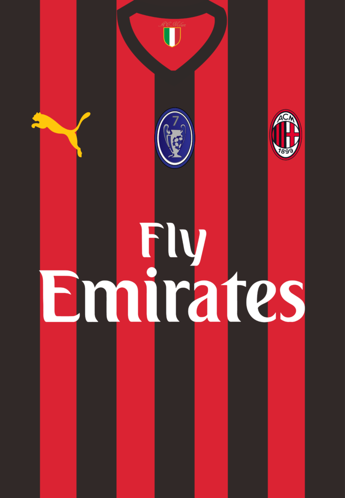 AC Milan kit design - MasterBundles