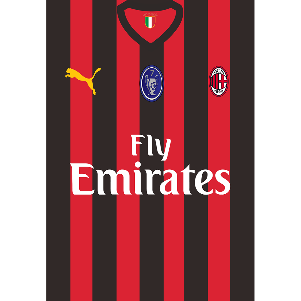AC Milan kit design - MasterBundles