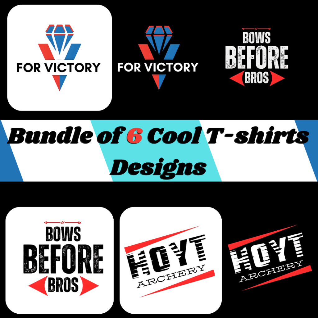 Bundle of 6 cool T-shirt Designs, Premium. - MasterBundles