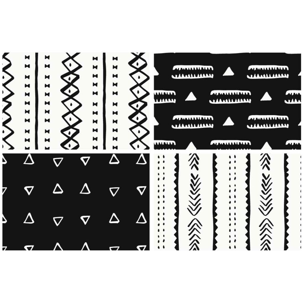 African Mudcloth Patterns in Vector - MasterBundles