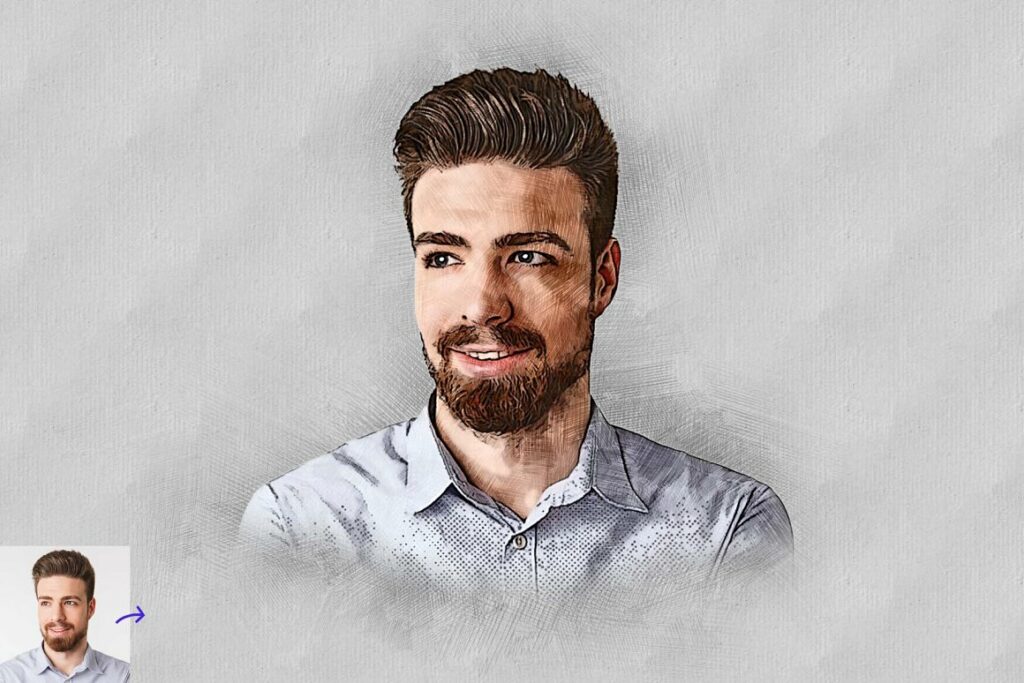 Art & Drawing Photoshop Action - MasterBundles