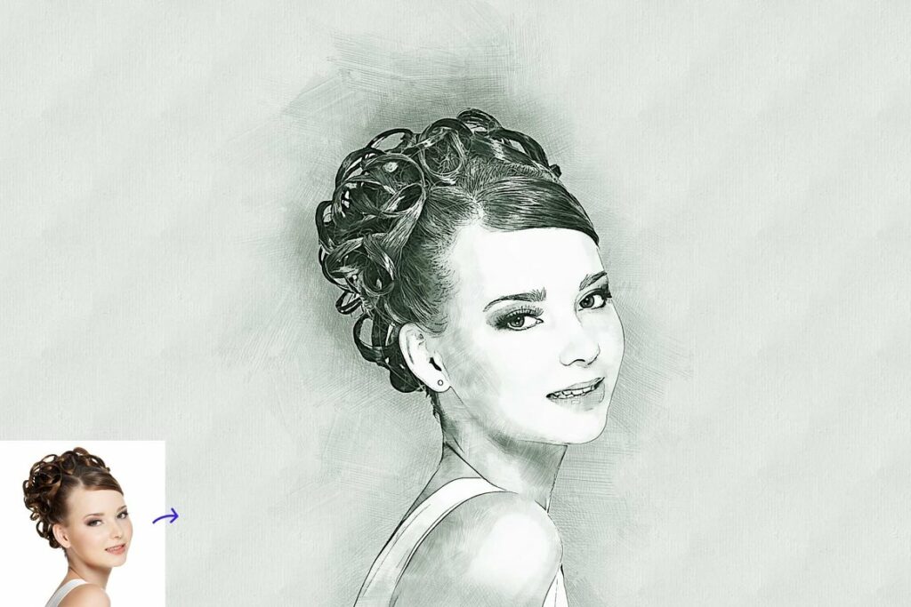 Art & Drawing Photoshop Action - MasterBundles