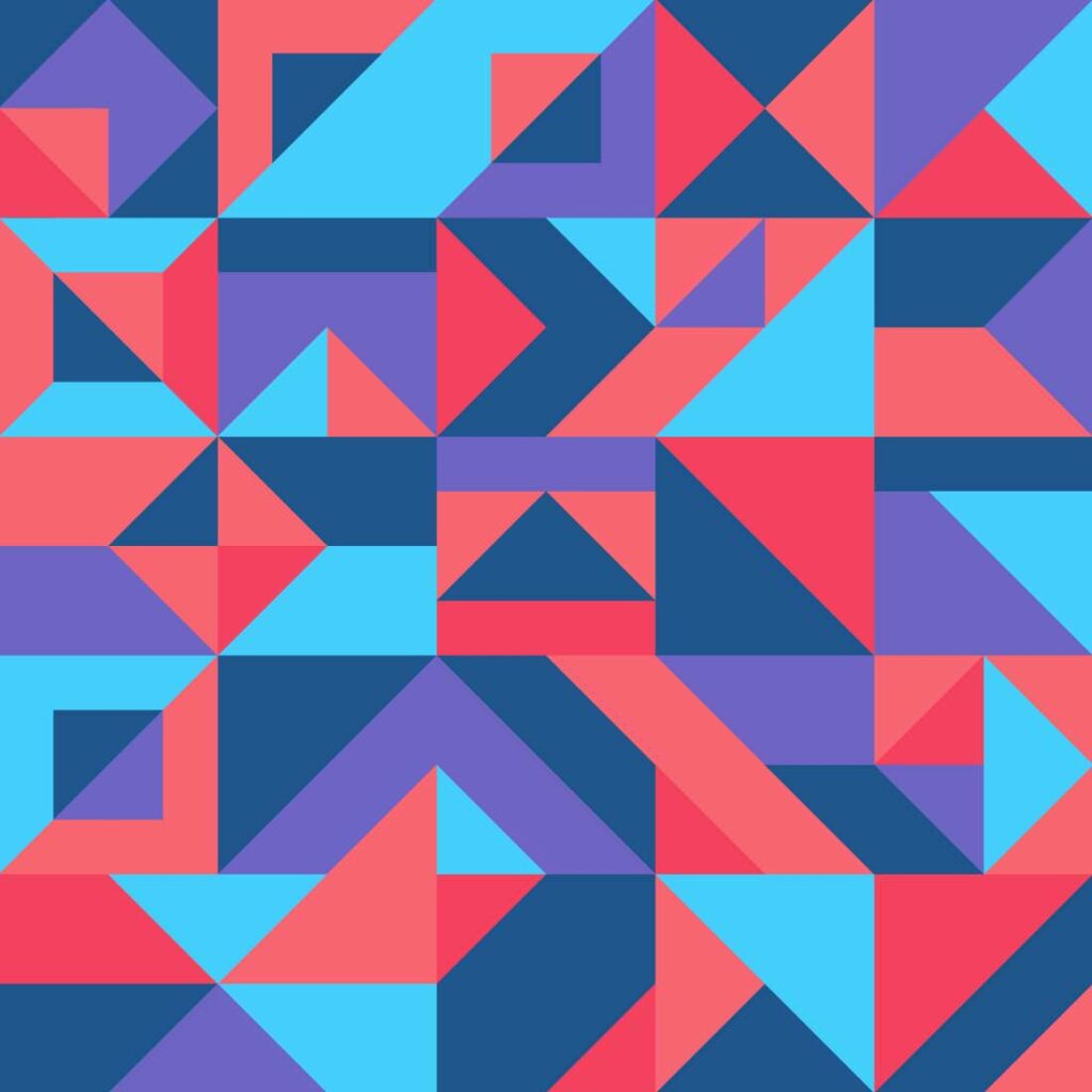 Abstract Geometric Triangles Patterns in Vector - MasterBundles