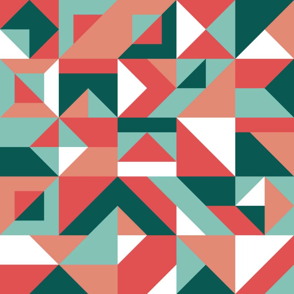 Abstract Geometric Triangles Patterns in Vector - MasterBundles