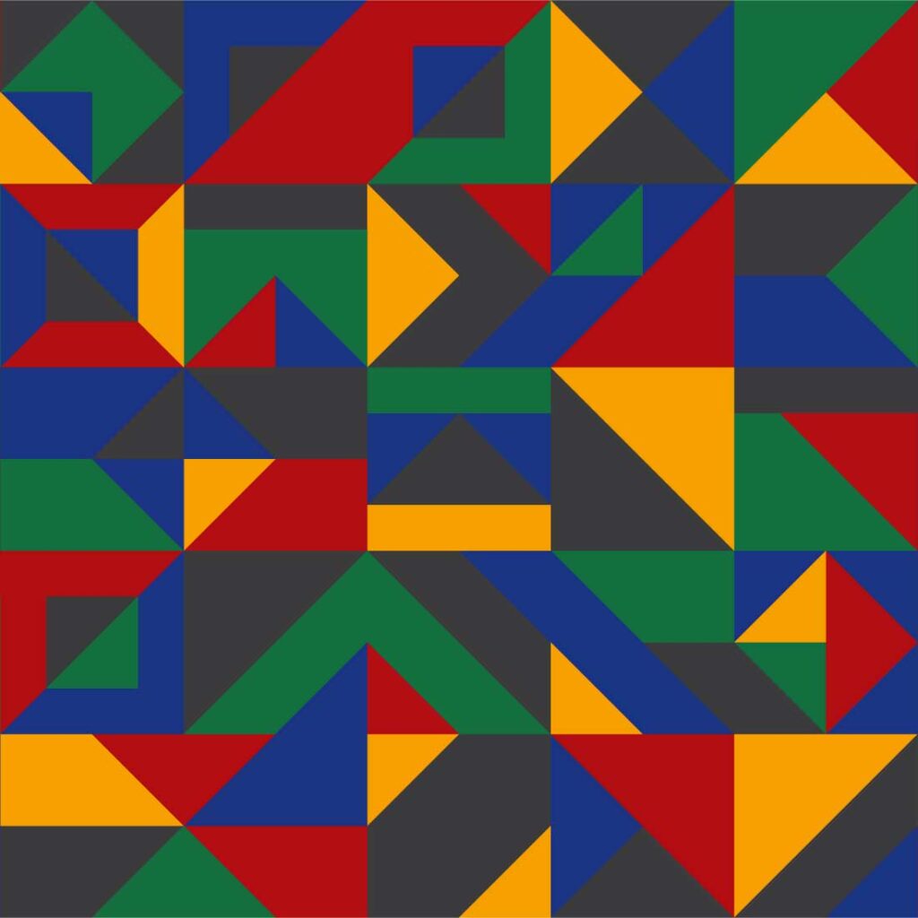 Abstract Geometric Triangles Patterns in Vector - MasterBundles