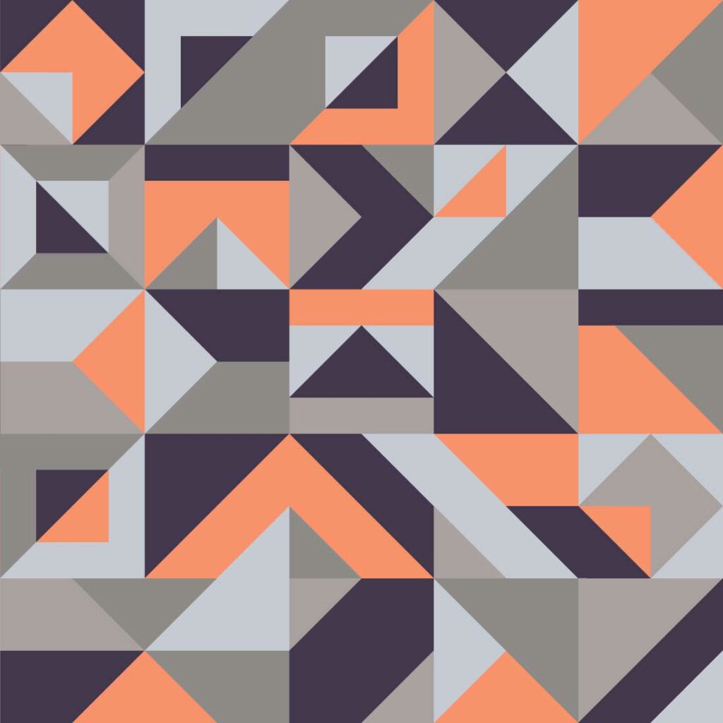 Abstract Geometric Triangles Patterns in Vector - MasterBundles