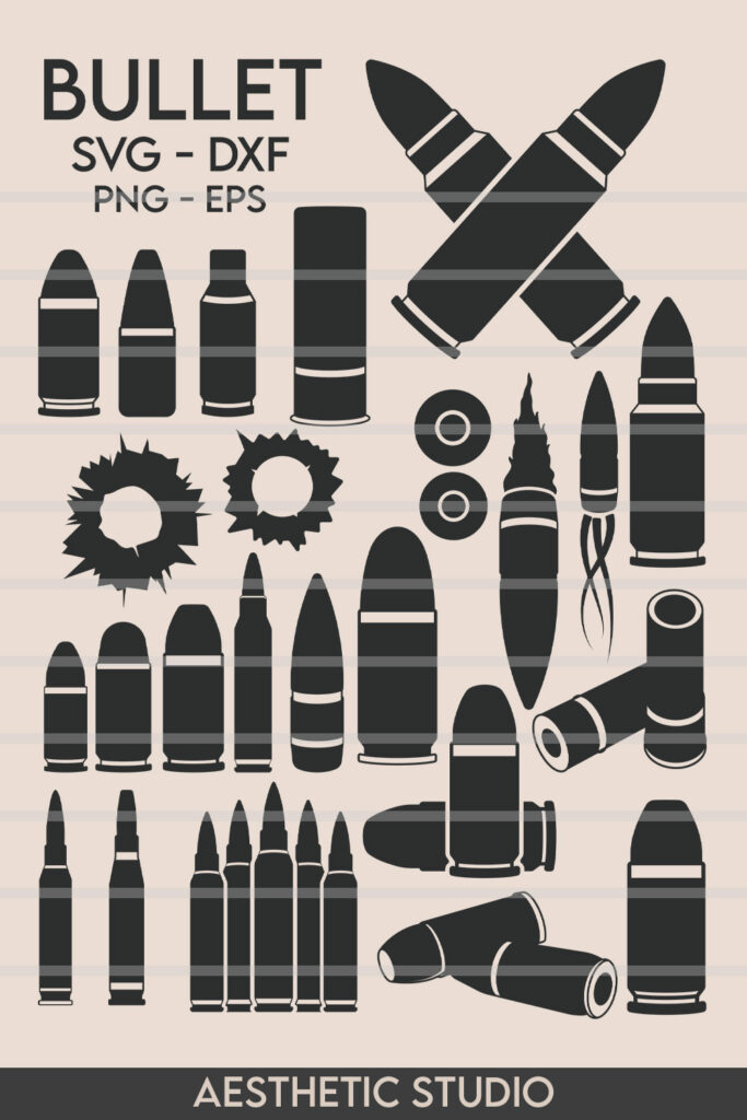 Bullet Bundle SVG Cut Files