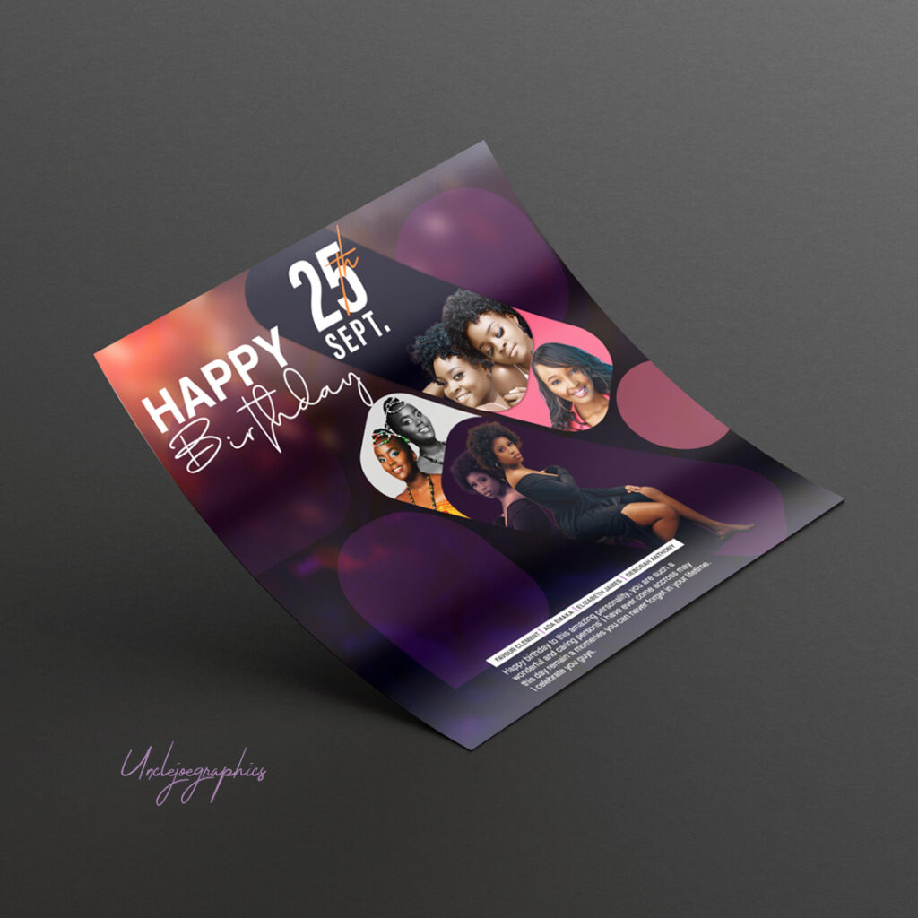 Birthday Poster Design, Birthday Flyer Design, Birthday Poster Design ...