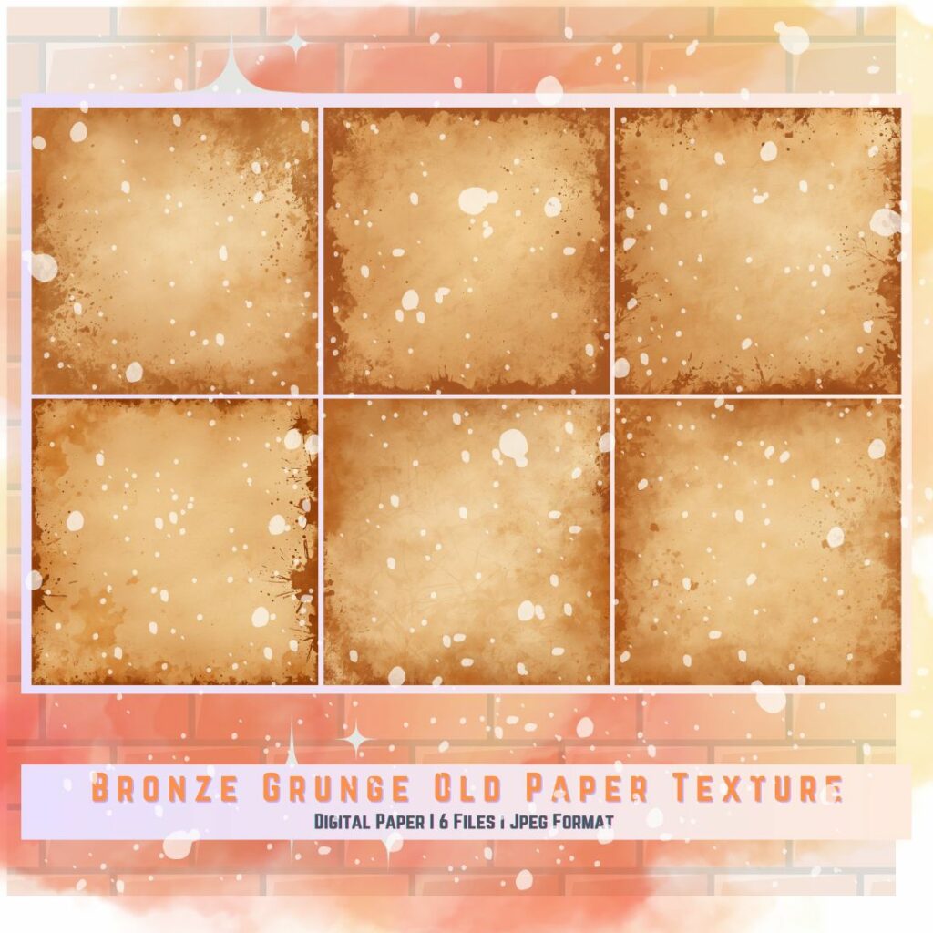 Old Grunge Paper Textures Digital Paper - MasterBundles